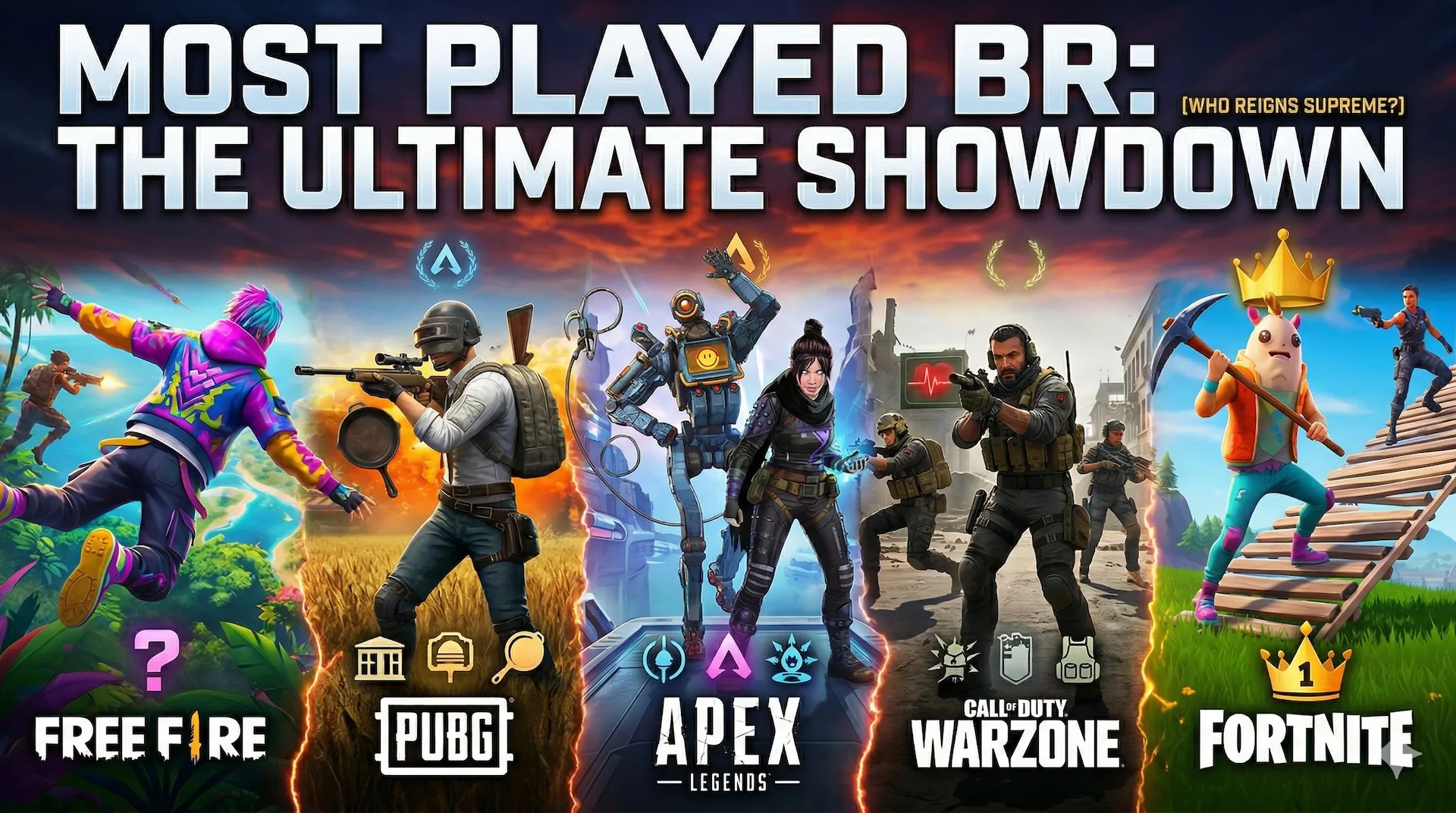 Most Played Battle Royale Games in 2026: The Ultimate List